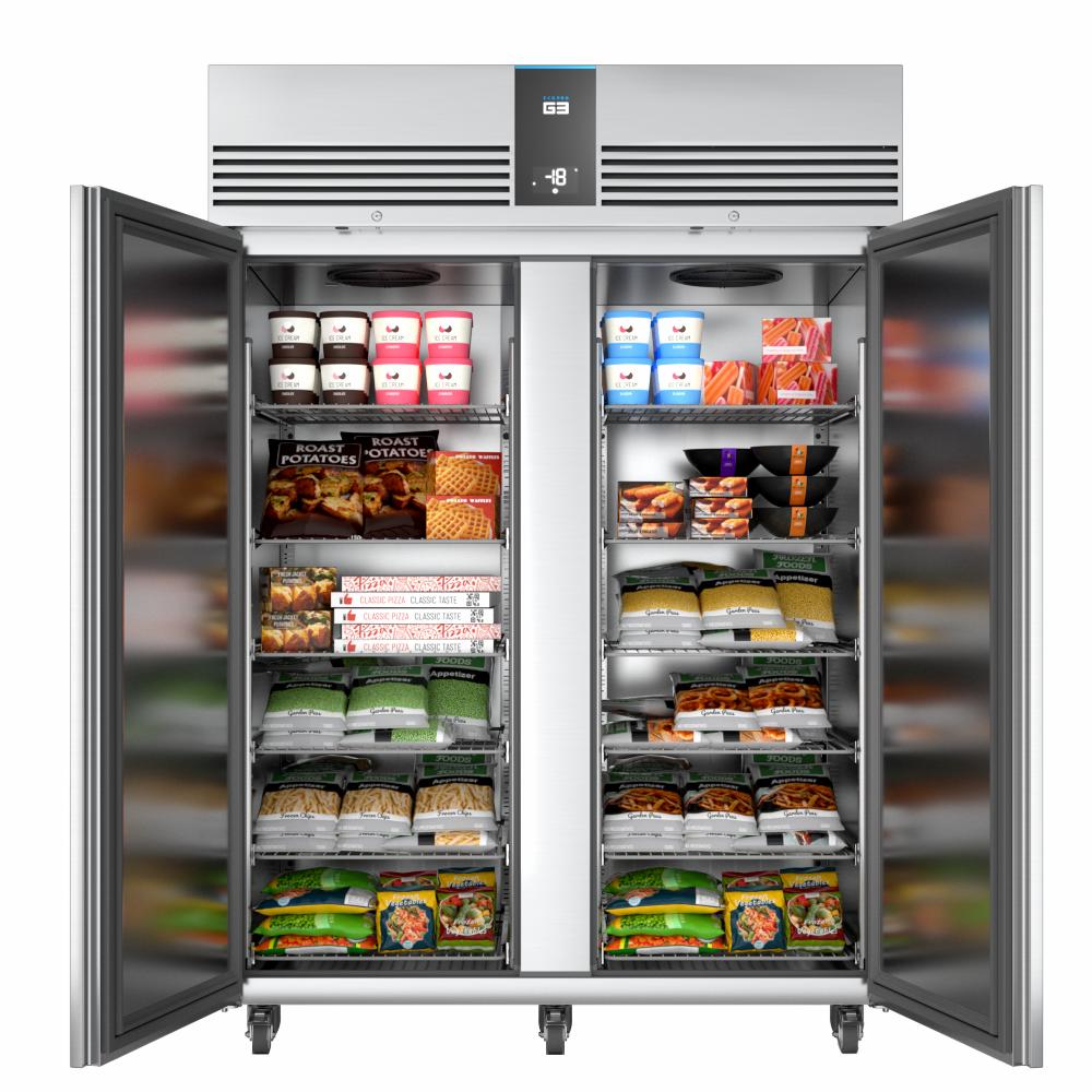 EP1440L: 1350 Ltr Cabinet Freezer – Stainless Steel and aluminium