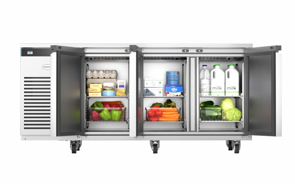 EP1/3H: 435 Ltr Counter Refrigerator – Stainless Steel and aluminium